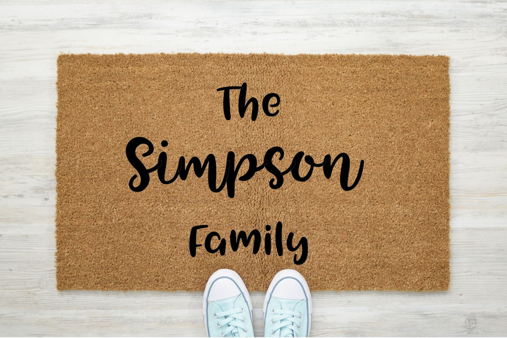The (Personalised) Family Doormat – Mats Amore